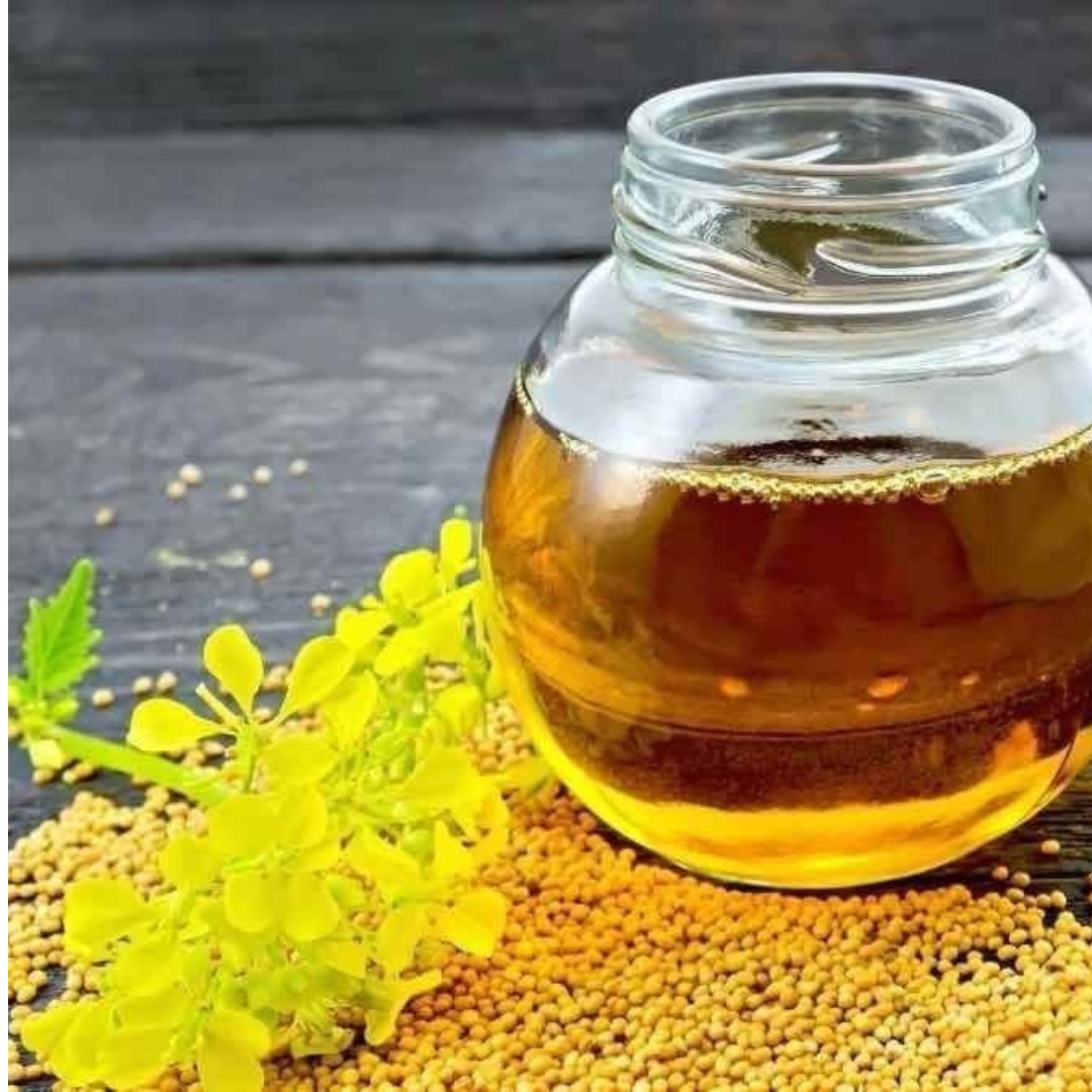 Yellow Mustard Oil ( Wooden cold press ) – Sanjay Kohlu Wale